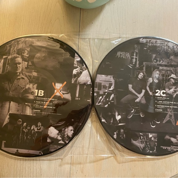Media | Rare Metallica 220 Blackened Double Set Picture Vinyls | Poshmark